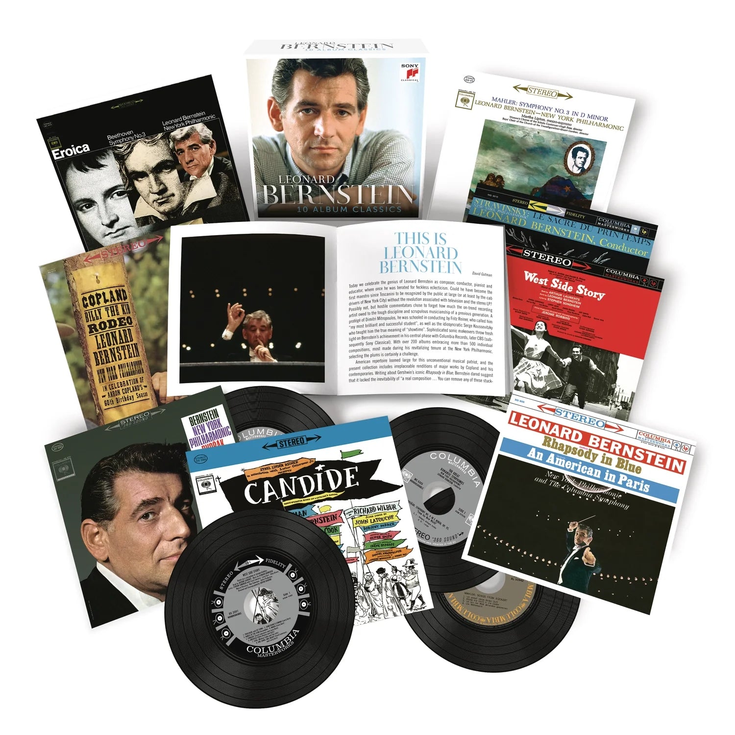 Leonard Bernstein - Leonard Bernstein: 10 Album Classics (CD Boxset ...