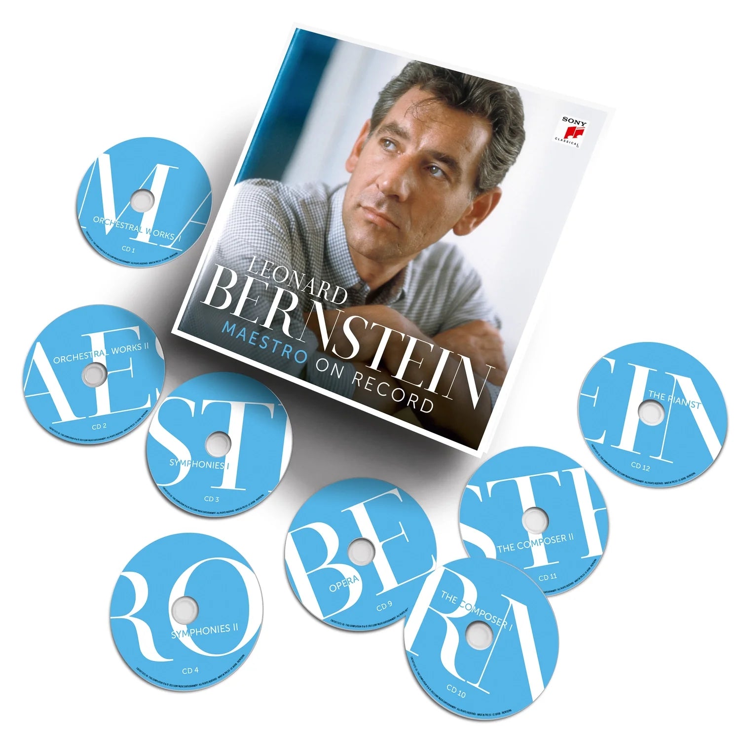 Leonard Bernstein - Leonard Bernstein: Maestro On Record (CD Boxset ...